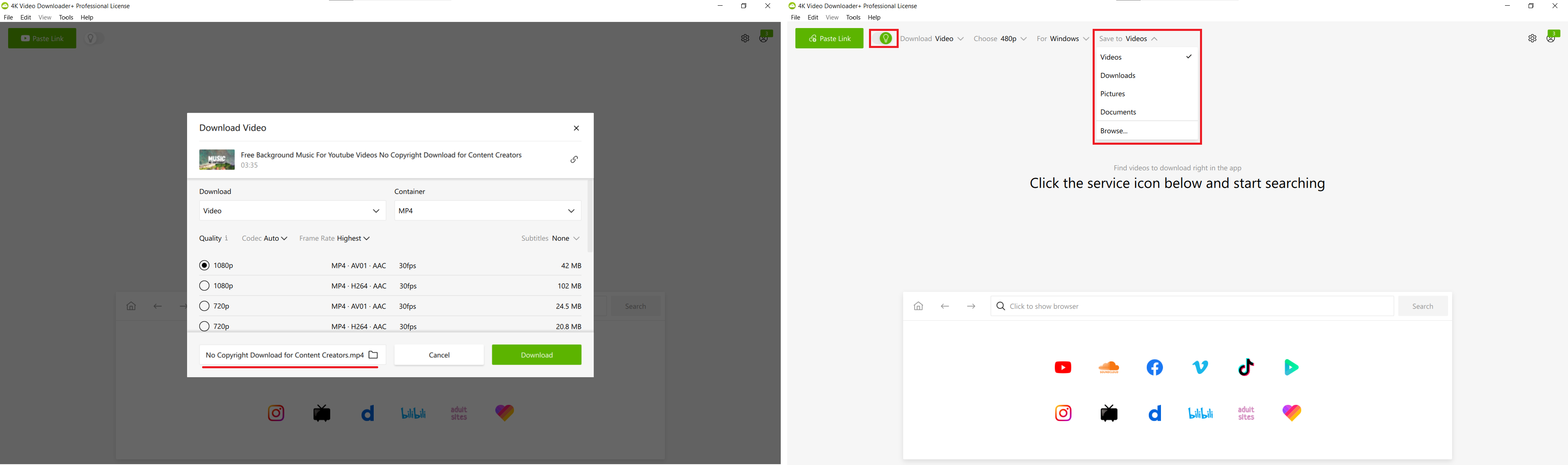 Can't Parse the Link/ Can't Download Videos – 4K Download